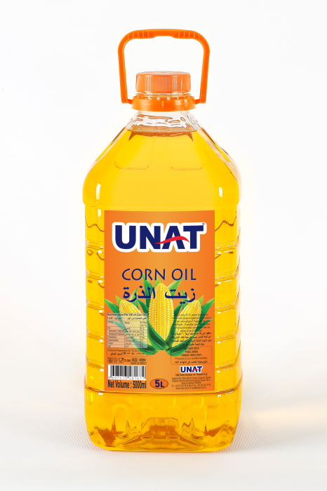 5L Square Bottle - Corn Oil - Unat Oil and Foods Industrial Company